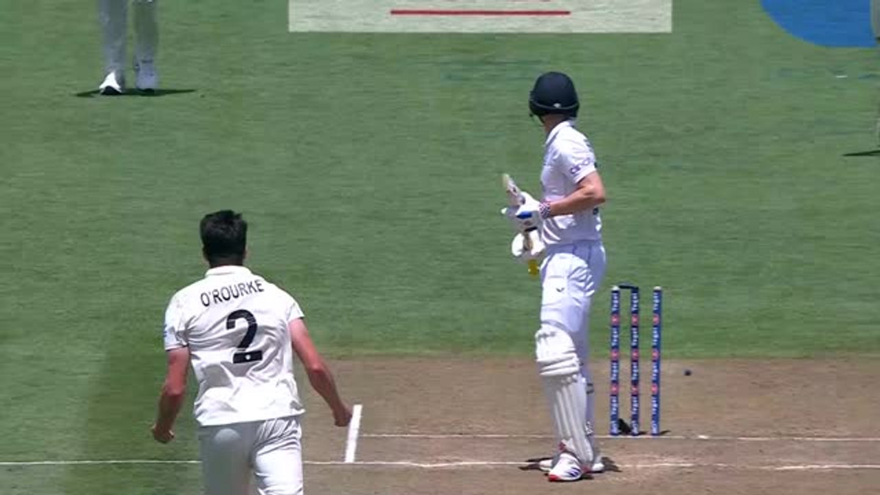 O'Rourke takes Brook for golden duck - video Dailymotion