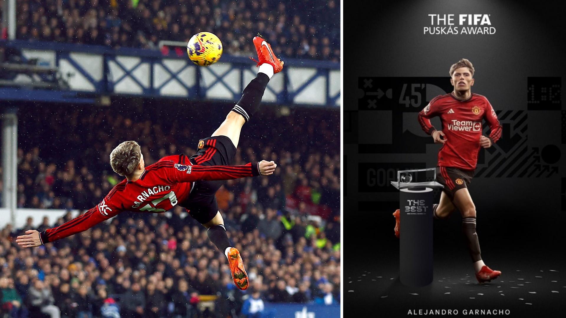 (VIDEO) Garnacho’s Stunning Goal That Won Him the Puskás Award | beIN ...