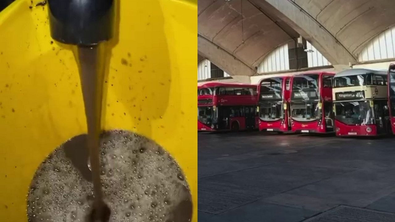 Cleaners reveal just how dirty seats are on London red buses - video ...