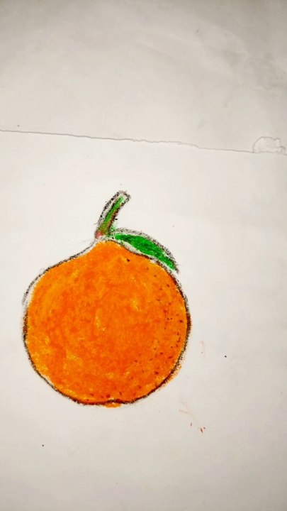 Easy Orange drawing tutorial - video Dailymotion