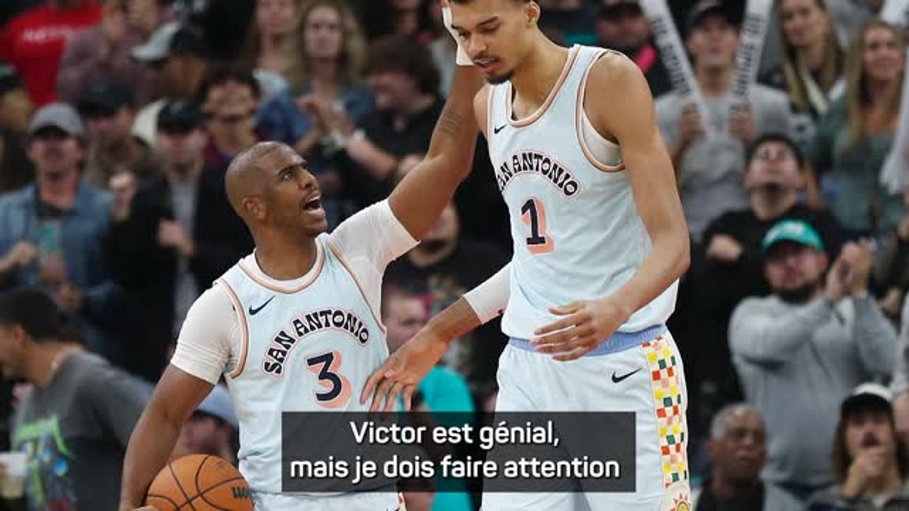 Spurs - Paul : "Victor est génial, il est différent !" - فيديو Dailymotion