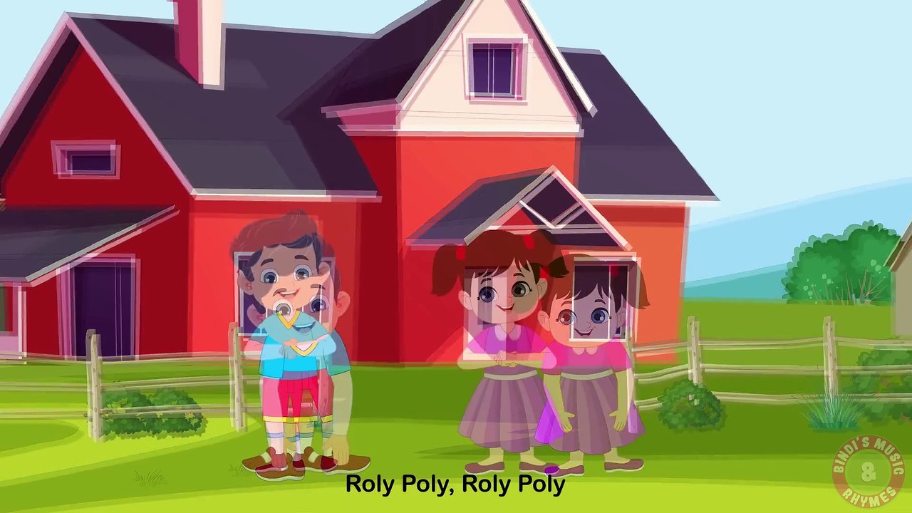 Roly Poly Action Song Body Movement for Children Bindis Music Rhymes ...