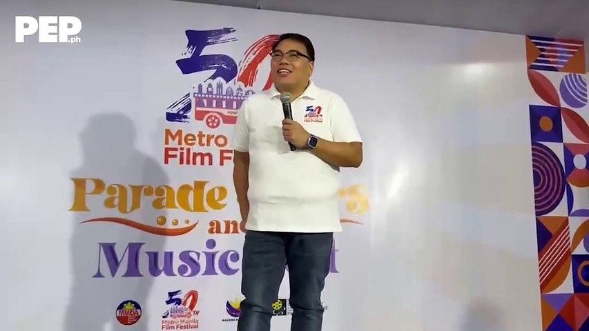 MMDA / MMFF Chairman Atty. Romando "Dom" Artes welcomes everyone at the ...