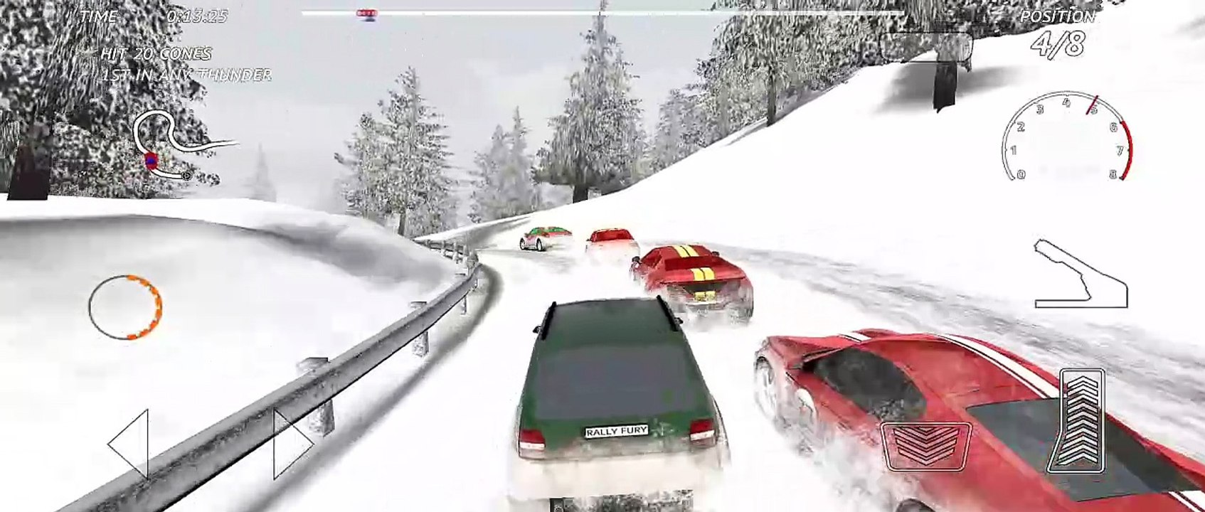 Ice road Rally fury car racing game play - video Dailymotion