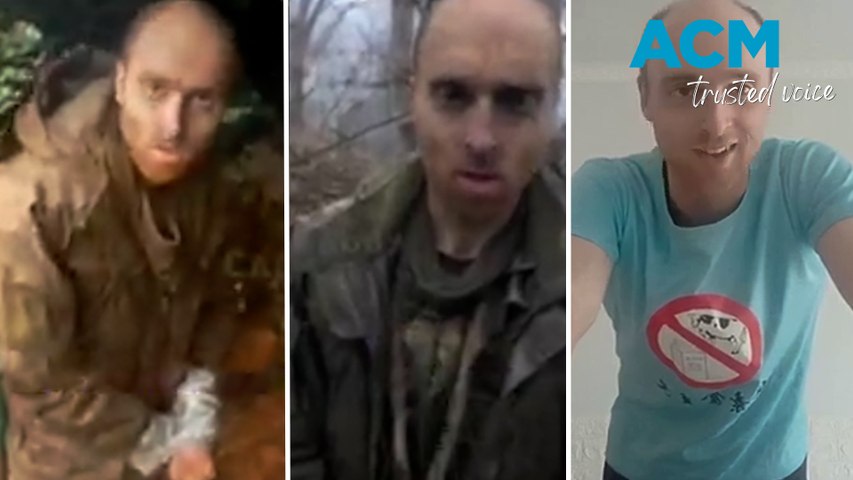 Moment Australian teacher Oscar Jenkins is interrogated by Russian ...