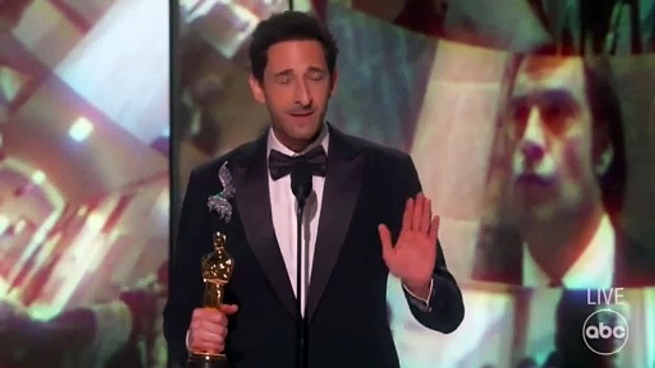 Adrien Brody wins Best Actor Oscars for The Brutalist - video Dailymotion