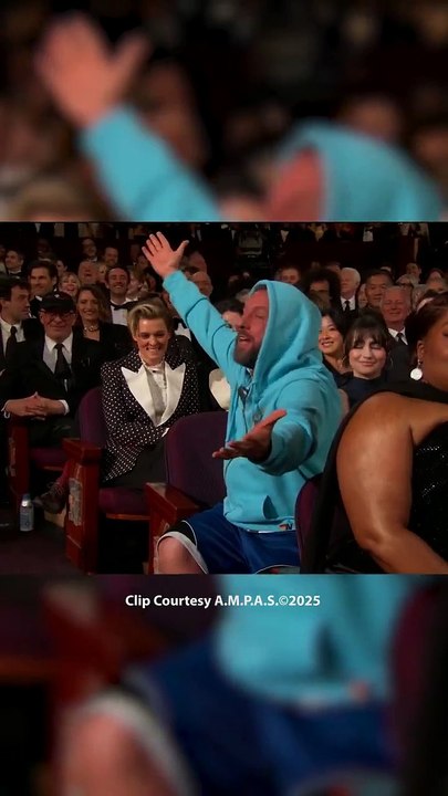 Adam Sandler screaming Timothée Chalamet -Oscars 2025 - Vidéo Dailymotion
