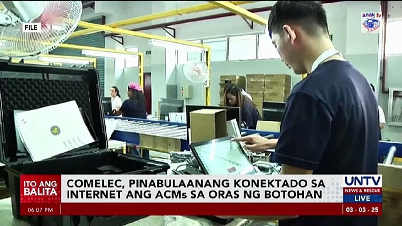 Comelec, Pinabulaanang konektado sa internet ang ACMs sa oras ng ...