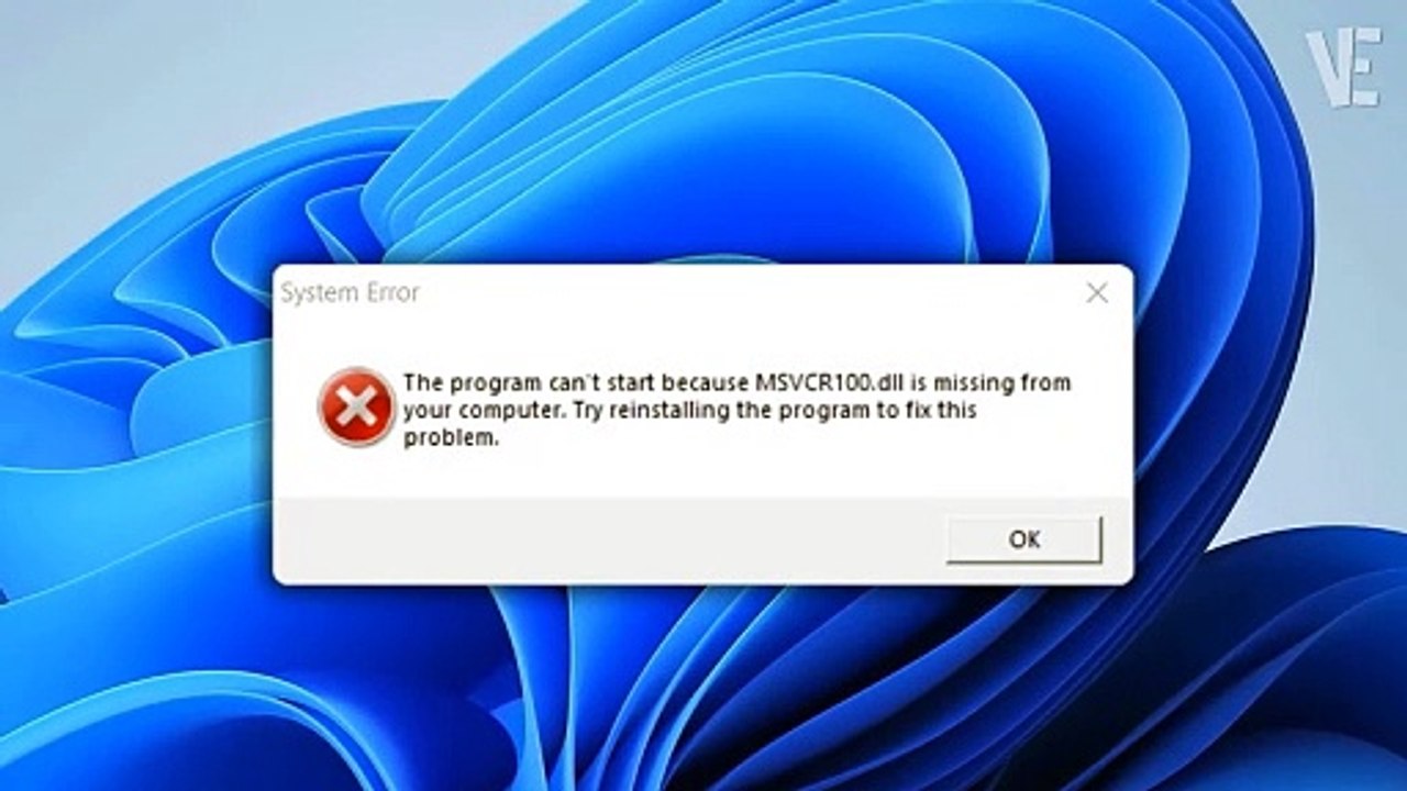 How To Solve MSVCR100.dll is Missing and was not Found on Windows 11/10/8/7 - video Dailymotion