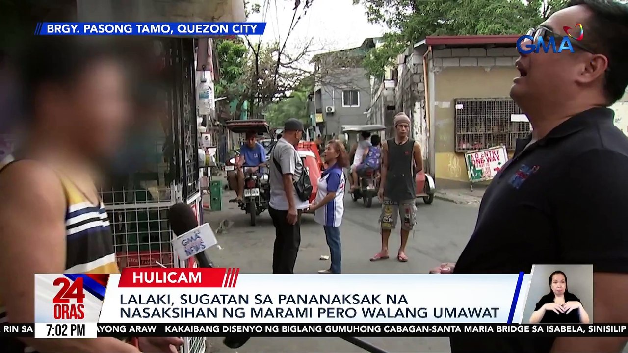 24 Oras: (Part 2) Lalaki, sugatan sa pananaksak na nasaksihan ng marami ...