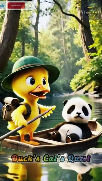 Little Duckling Helps an Injured Panda | Heartwarming Story #shorts - video Dailymotion