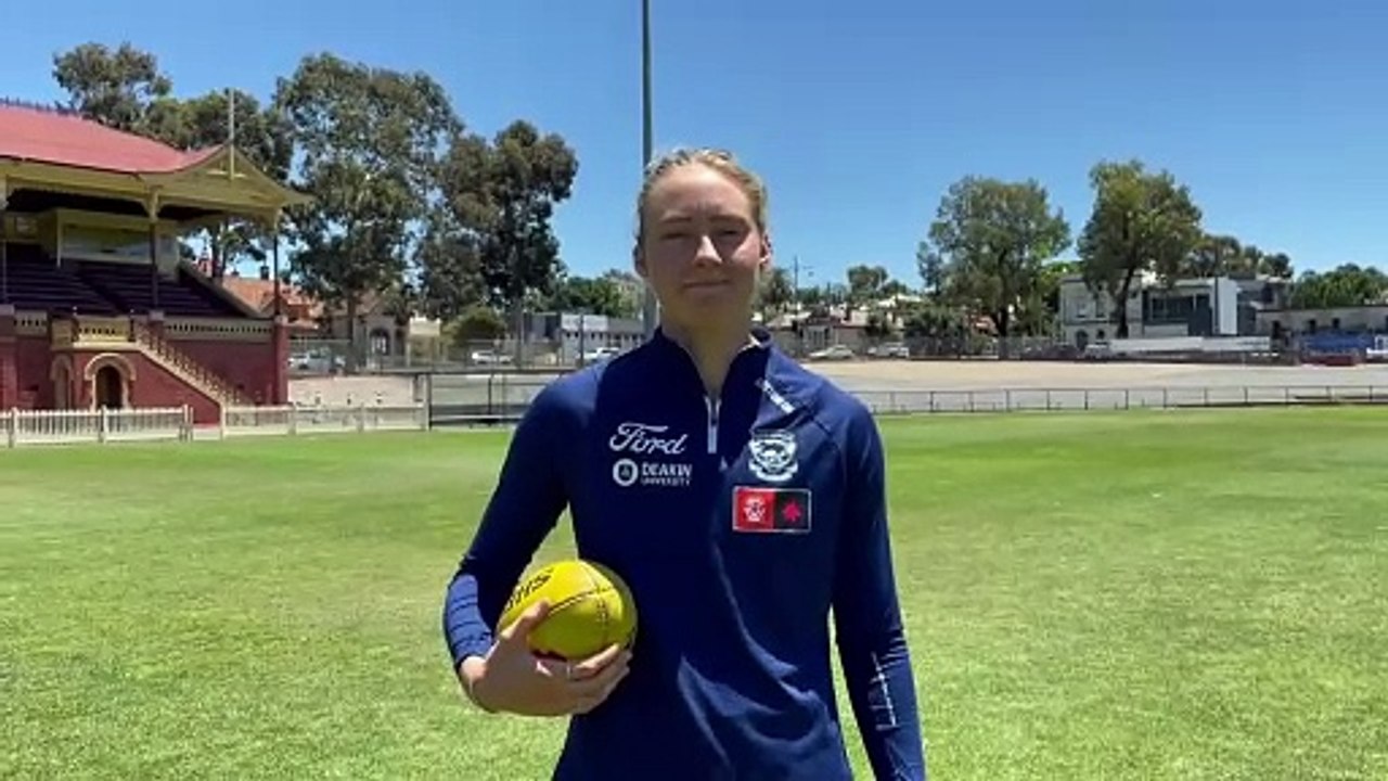 AFLW draftee Piper Dunlop. - video Dailymotion