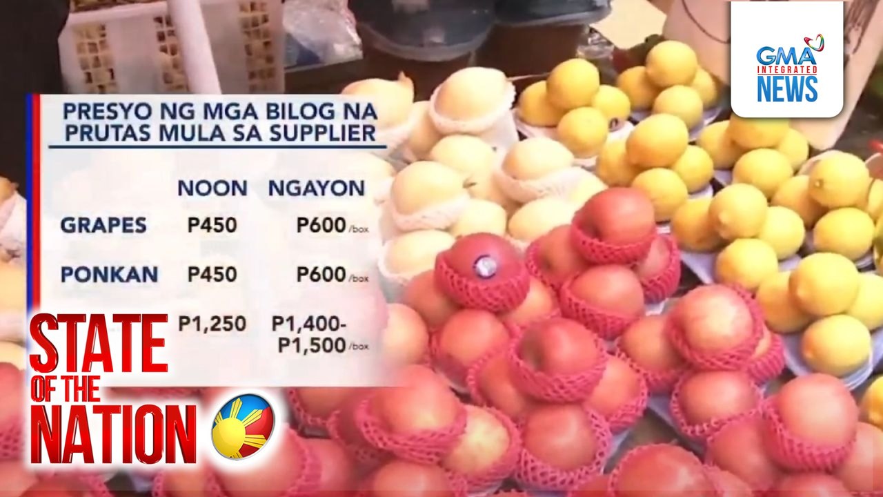 Mga bilog na prutas, mabenta na sa Divisoria | SONA - video Dailymotion
