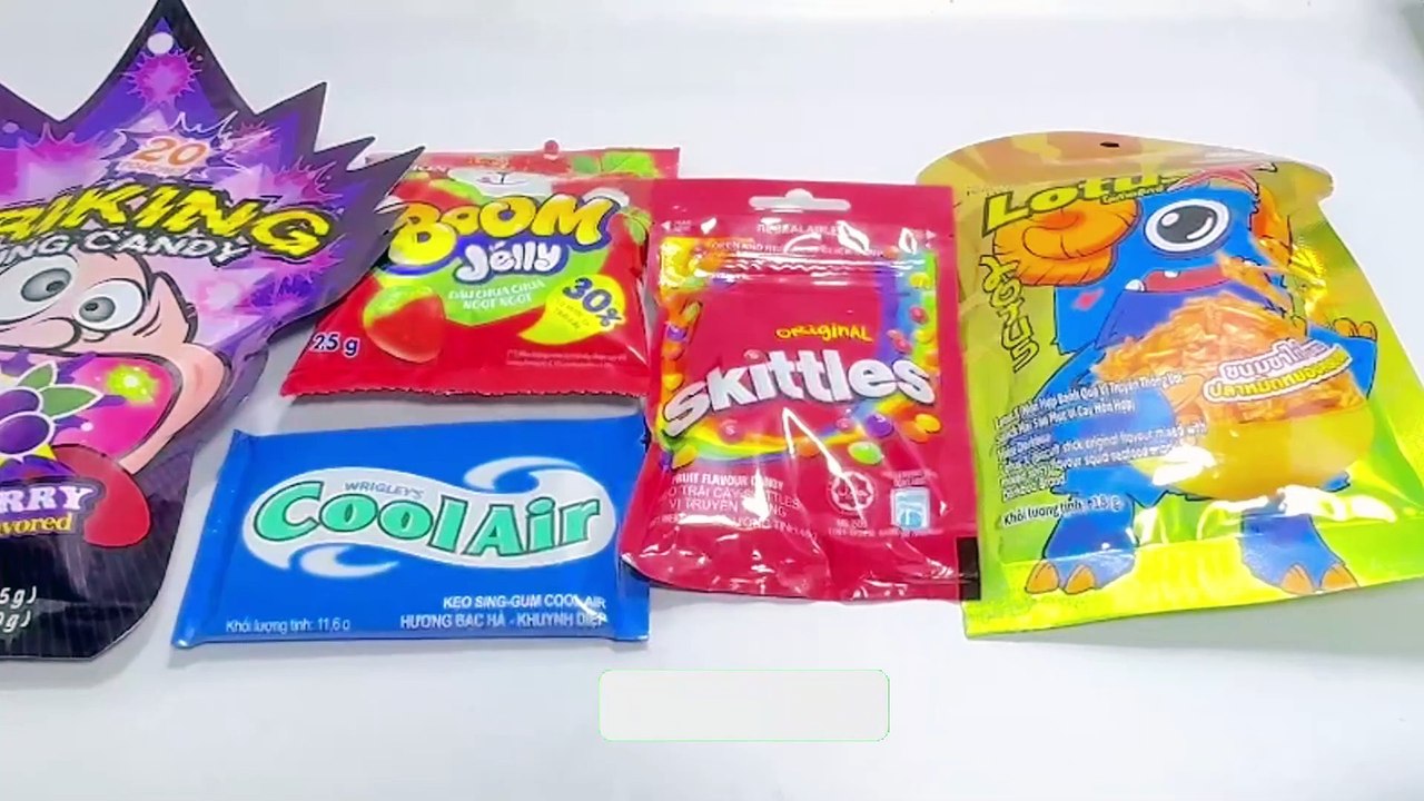 Satisfying Asmr Cool Air Candy, Striking popping Candy Unboxing Video ...