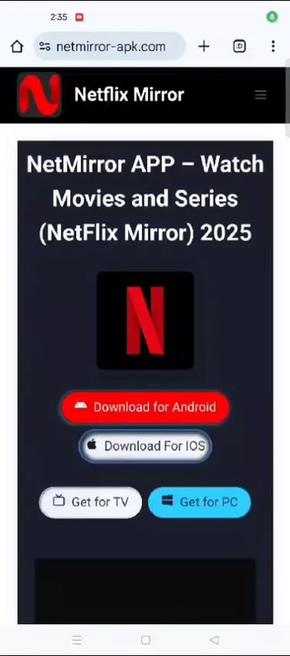 NetMirror APK Guide: Watch Movies and Series for Free 2025 - video ...