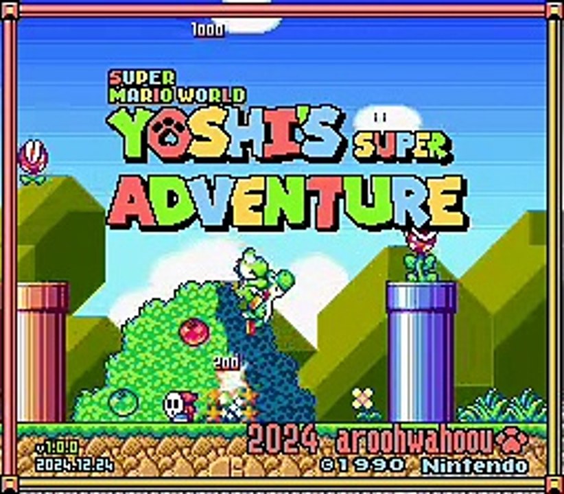 SMW: Yoshi's Super Adventure online multiplayer - snes - Vidéo Dailymotion