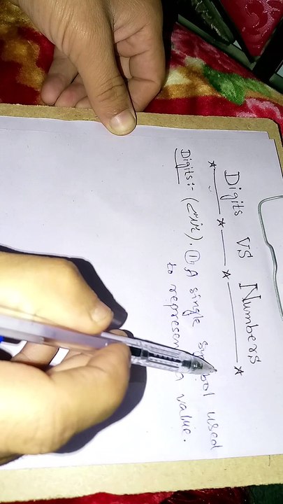 Digits vs Number/ what is the difference between digits and Numbers ...