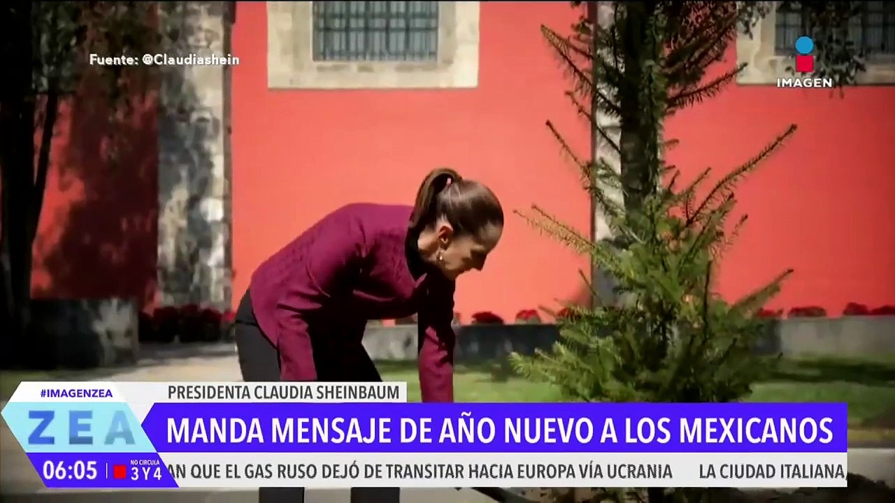 Claudia Sheinbaum manda mensaje de año nuevo a los mexicanos - Vídeo Dailymotion