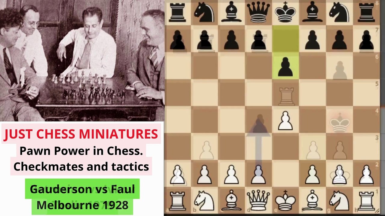 Pawn Power in Chess. Checkmates and tactics - video Dailymotion
