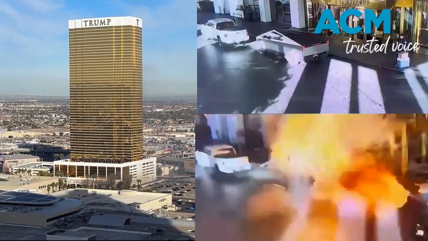 Tesla Cybertruck explodes in front of Trump International Hotel | The ...