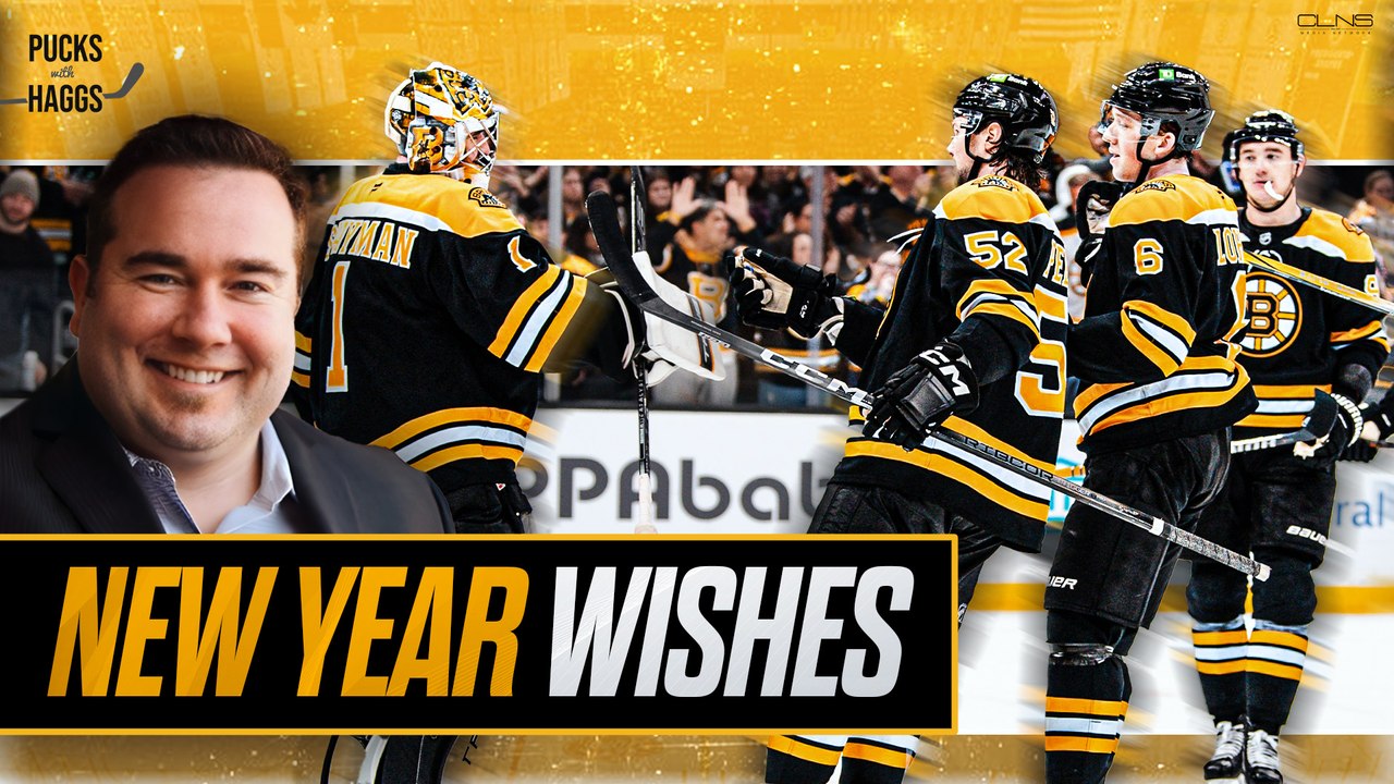 Happy New Year's Wishes for the Bruins | Pucks with Haggs - video ...