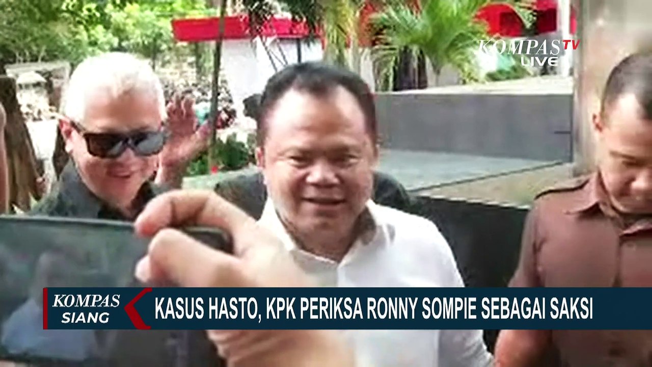 Kasus Harun Masiku, KPK Periksa Mantan Dirjen Imigrasi Ronny Sompie Sebagai Saksi - Video ...