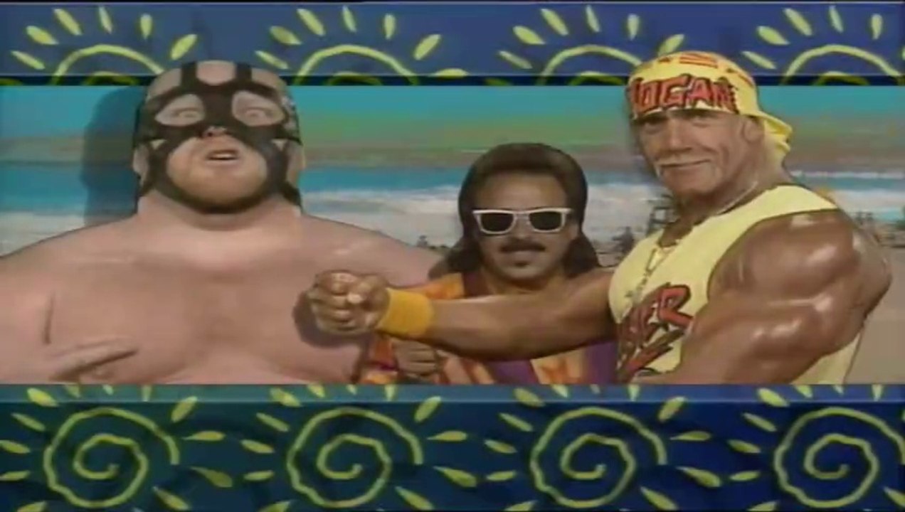 WCW Bash At The Beach 1995 - Hulk Hogan vs Big Van Vader (Steel Cage ...