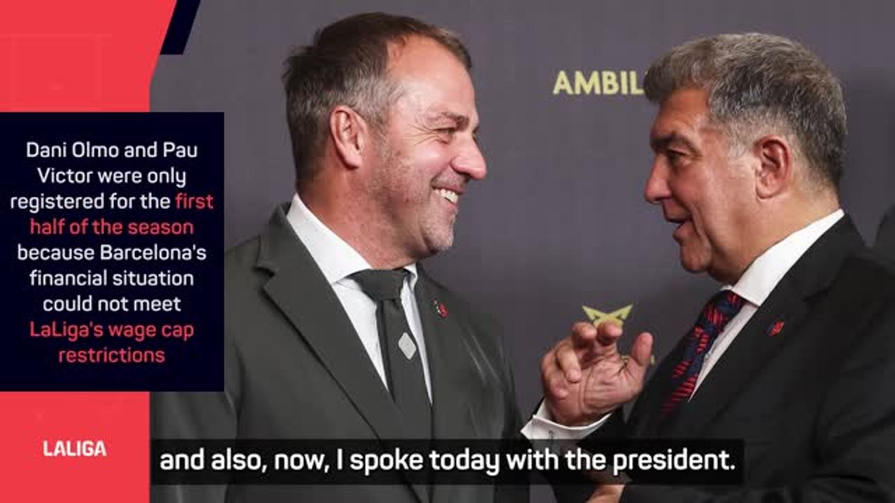Flick positive despite Barca's registration problem - video Dailymotion