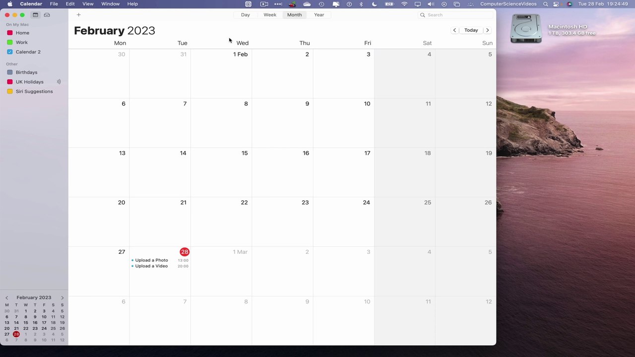 How to DELETE Calendars On the Calendar Application Using a Mac - Basic ...