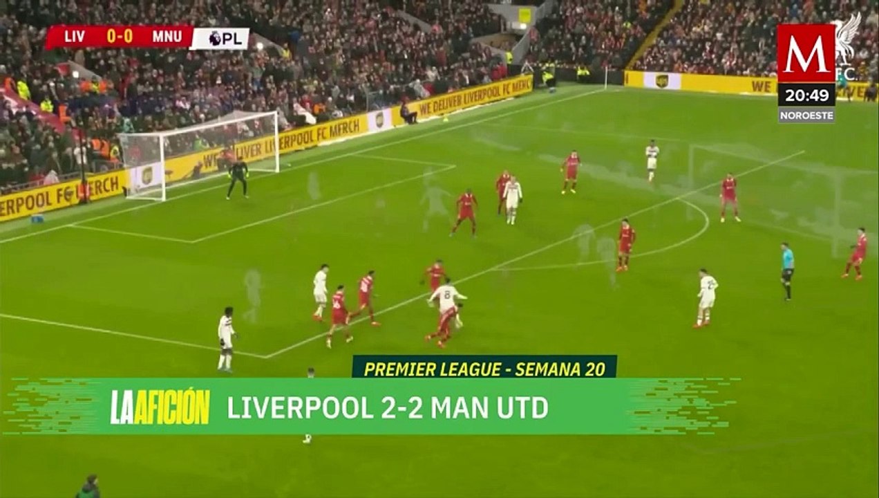 Liverpool y Manchester United empatan tras partidazo en un frío Anfield ...