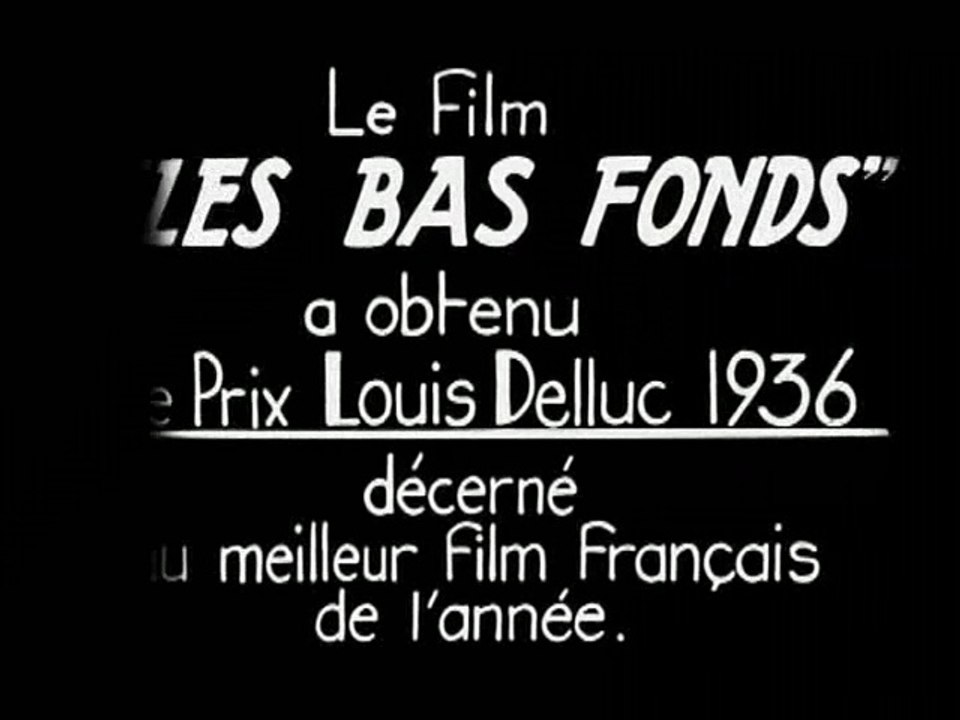 Les Bas Fonds Renoir Jean Gabin Louis Jouvet 1936 - Vidéo Dailymotion