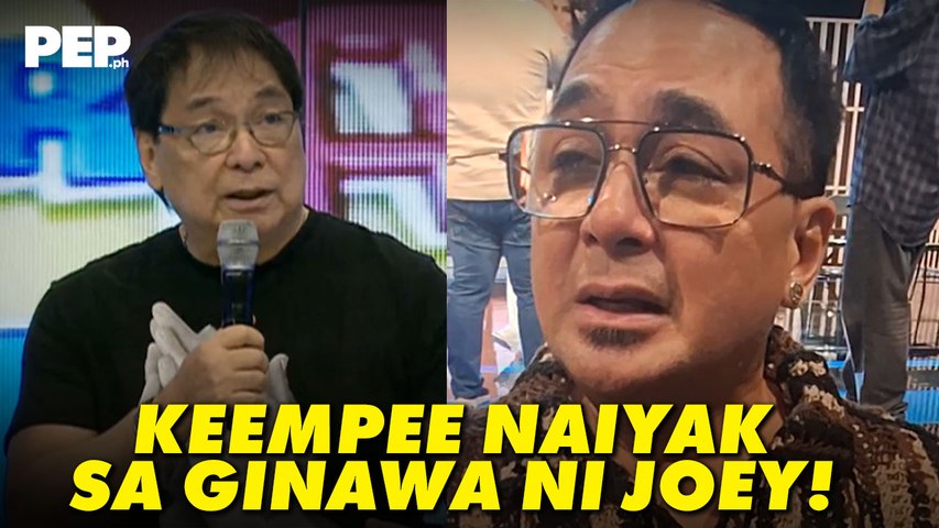Keempee de Leon, emosyunal sa pagtatatagpo nila muli ni Joey de Leon ...