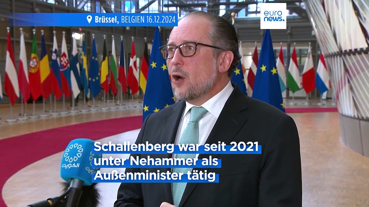 Österreichs Außenminister Schallenberg wird geschäftsführender Bundeskanzler - video Dailymotion