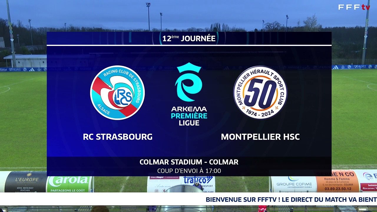 J12 I RC Strasbourg vs Montpellier HSC en replay (1-2) I ARKEMA Première Ligue 2024-2025 - Vidéo ...