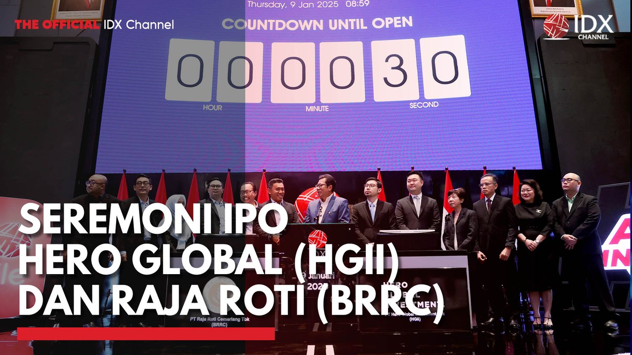 Seremoni IPO Hero Global (HGII) dan Raja Roti (BRRC) - video Dailymotion