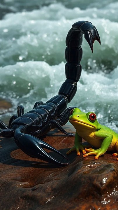 The Scorpion and the Frog: A Tale of Trust and Nature 🦂🐸 - video ...
