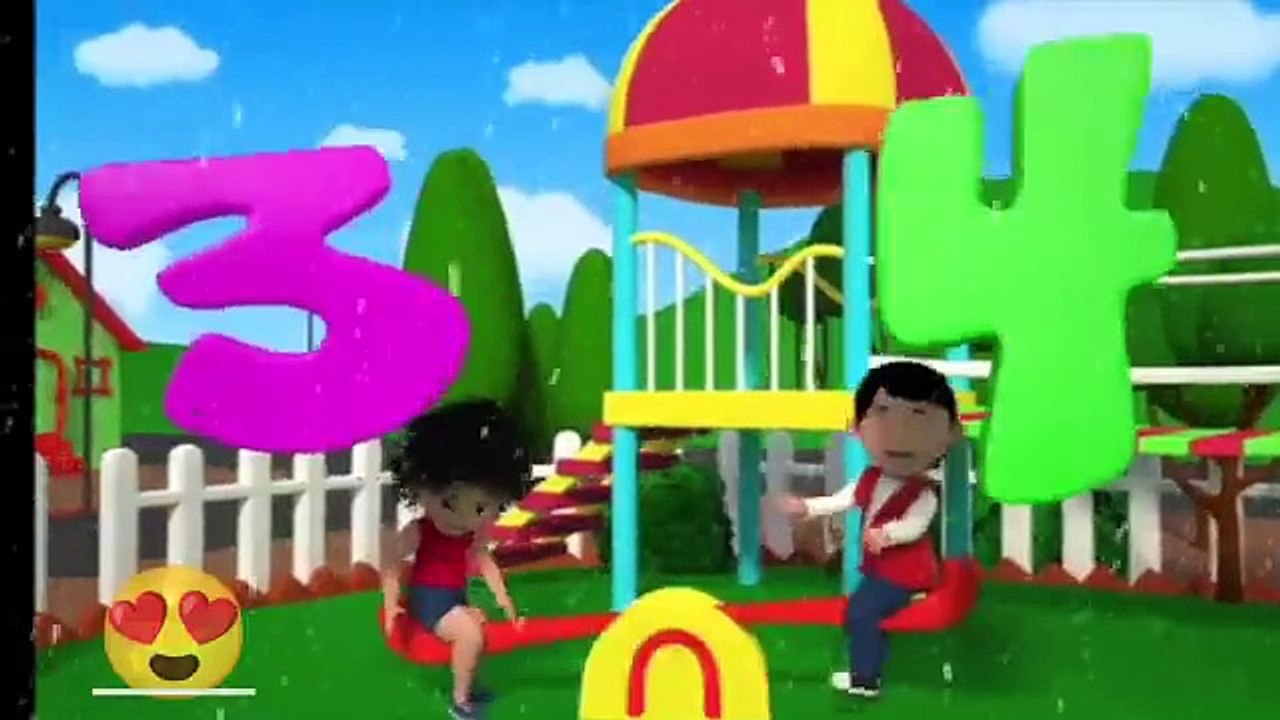 Cartoon - ABCD... - 1234....- kids Injoyment - tren - song -- Lesan ...