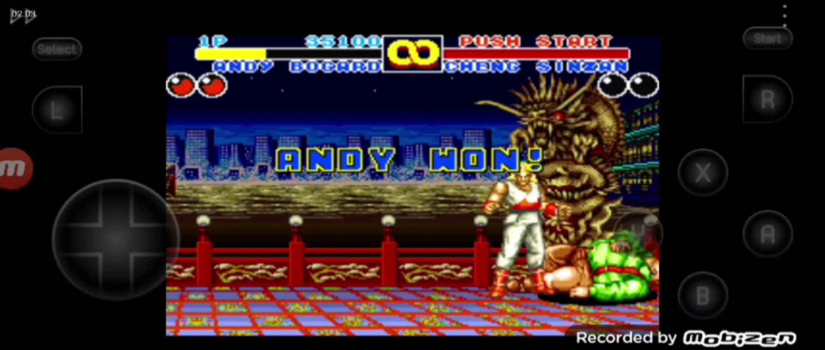 Fatal Fury 2 Andy Bogard vs Cheng Sinzan luta completa - Vídeo Dailymotion