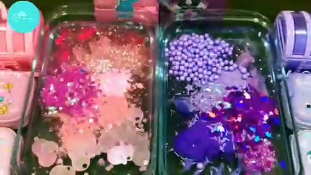 Satisfying hello kitty 🐈asmr slime mixing 💜 Vs with some makeup 💄💅 and ...