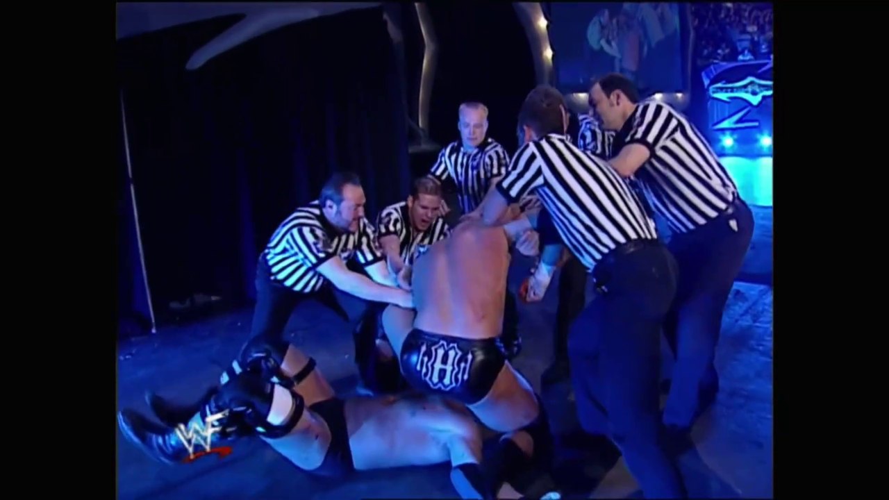 Triple H Assaults Stone Cold After Screwing Him Out Of The Title! Royal ...