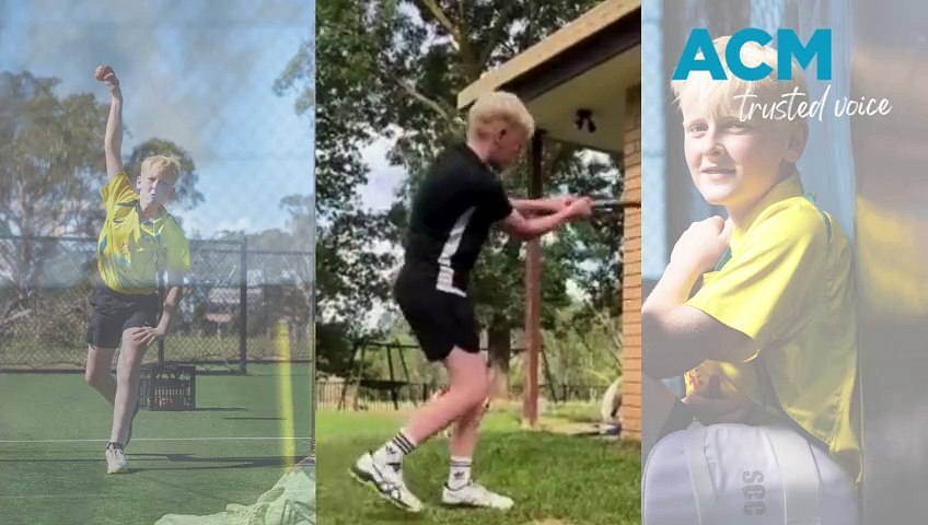 Cricket teen Benji Ward is documenting his journey on social media ...