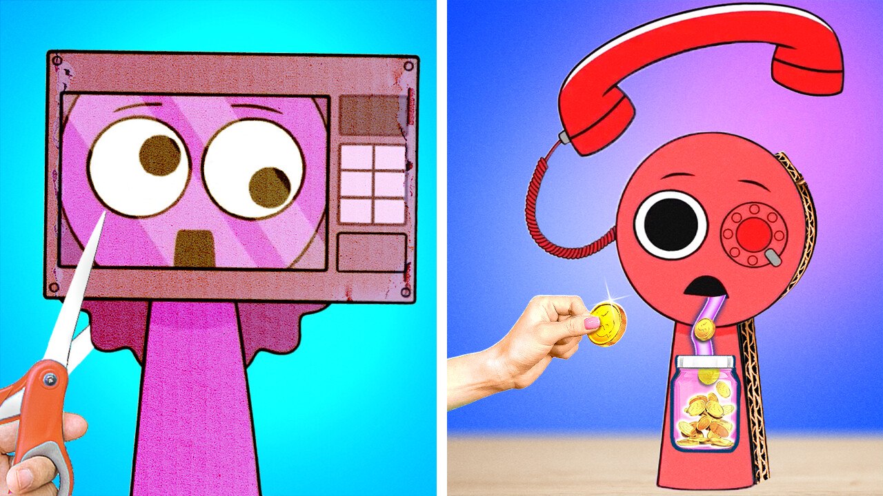 Tele Sprunki Money Box ☎️ New Sprunki OC 🔥Don't Cut Lily - video ...