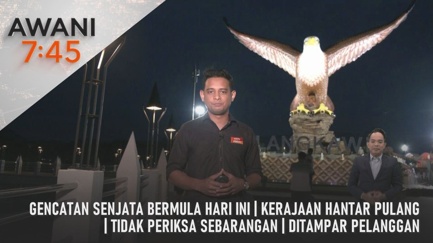 AWANI 7:45 [19/1/2025] – Gencatan Senjata Bermula Hari Ini | Kerajaan ...