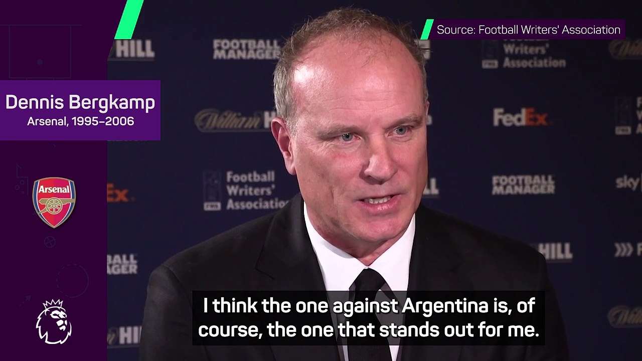 Bergkamp reveals the greatest goal of his career - video Dailymotion