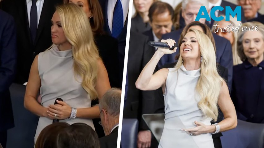 Awkward silence at Trump inauguration after technical malfunction | The ...