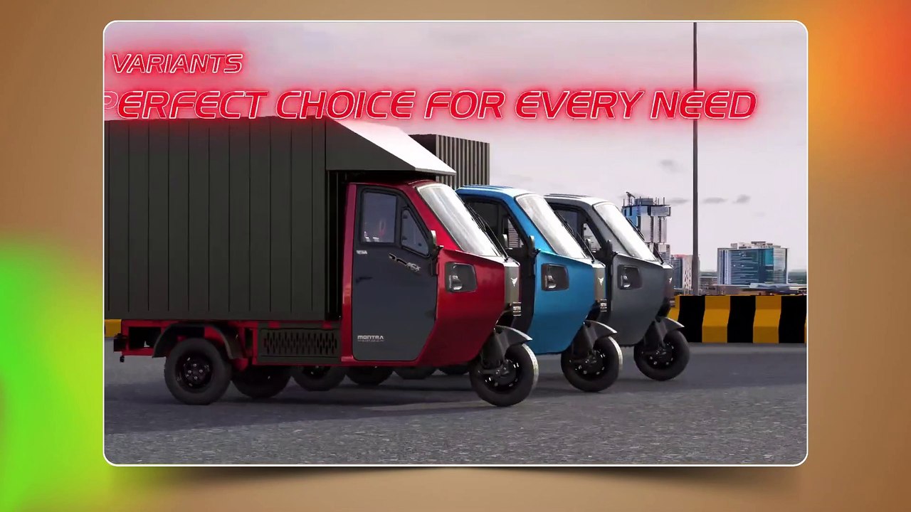 Montra Super Cargo🔥Electric Cargo Auto Rickshaw - video Dailymotion