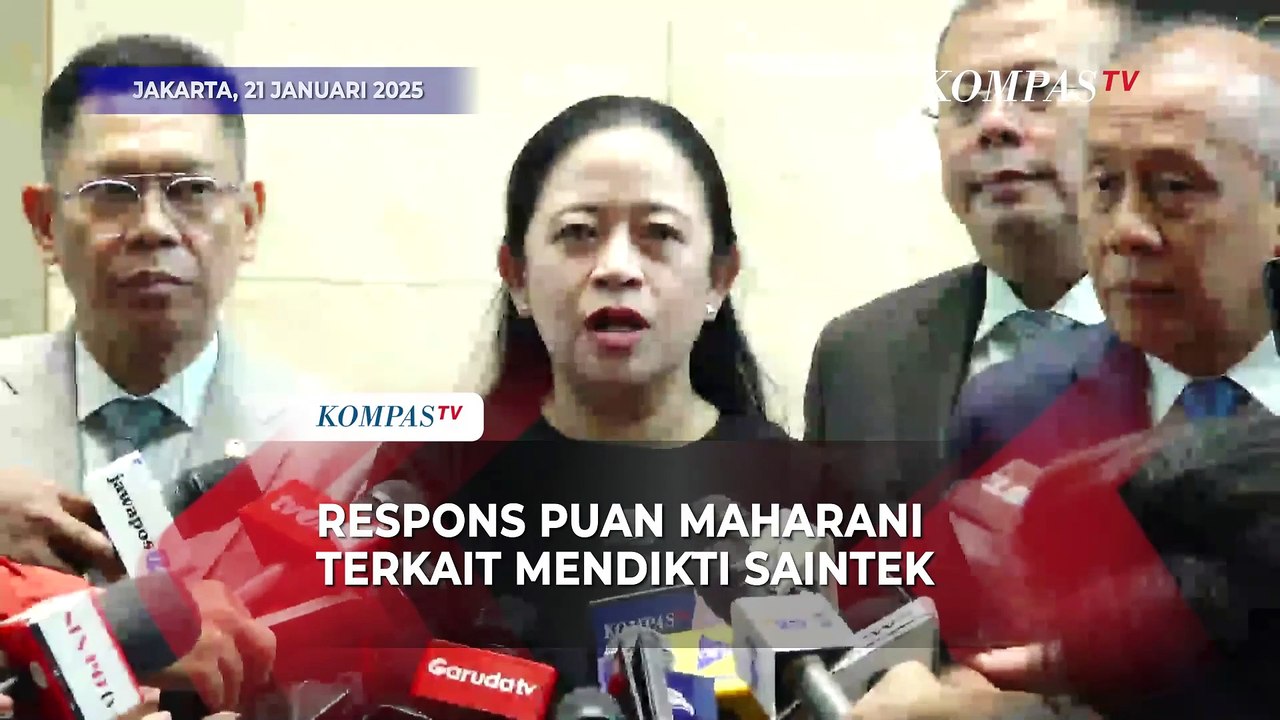Respons Puan Maharani Terkait Kasus Mendikti Saintek Satryo Brodjonegoro - Video Dailymotion