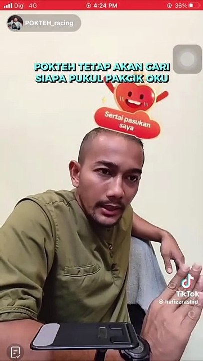 Pokteh dedah dua kali pergi rumah pakcik baju merah pukvl OKU, Ini ...