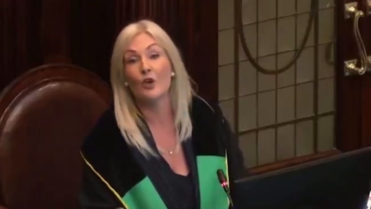 Shouting match erupts inside Irish parliament in row over speaking ...