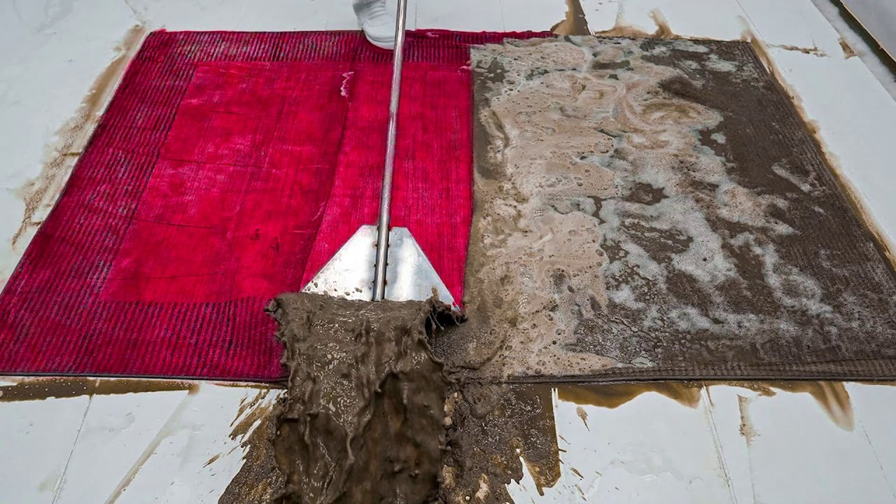 Destroy Mud Monsters - Carpet Cleaning Satisfying Rug Cleaning ASMR ...